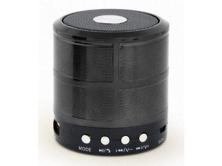 GEMBIRD SPK-BT-08-BK Portable Bluetooth speaker +handsfree 3W, FM, microSD, AUX, black