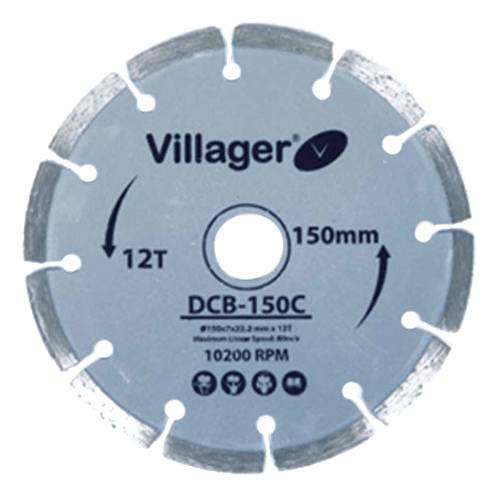 VILLAGER Dijamantska rezna ploča DCB125C Rezna ploča, 125mm