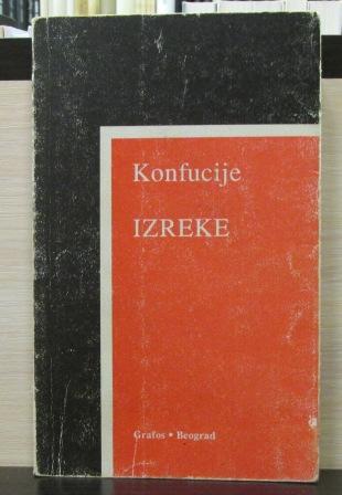 IZREKE – KONFUČIJE