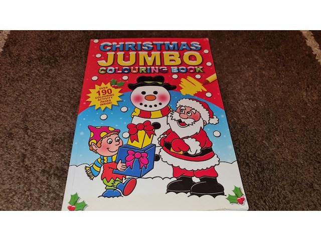 Christmas, Jumbo colouring book
