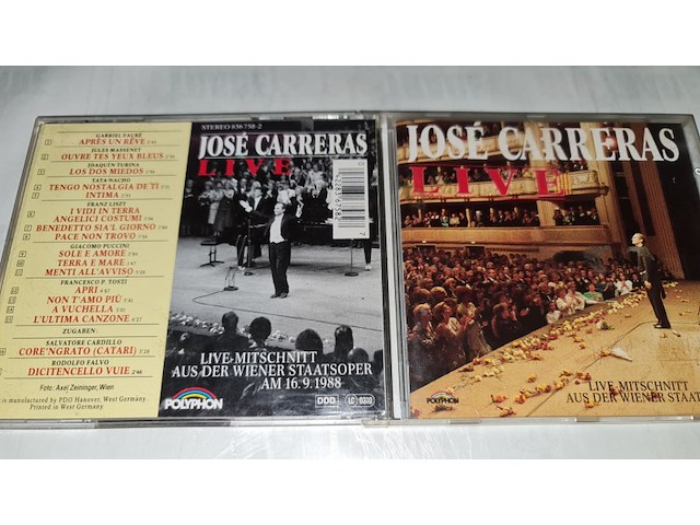 José Carreras - Live , ORIGINAL