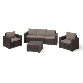 Baštenski set California 3 seater, braon CU 253325