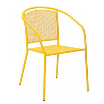 Melfi metalna stolica žuta 051123