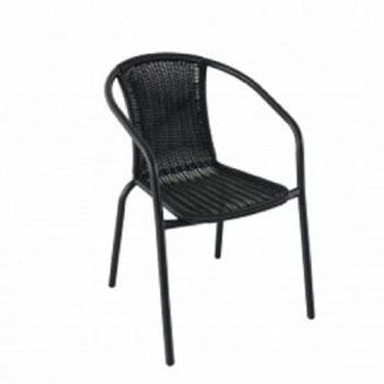 Napoli metalna stolica - crna 051199