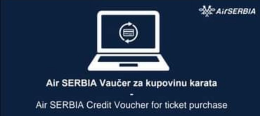Vaucher Air Serbia vrednost 147e
