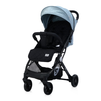 Lorelli kolica za bebe Fiorano black&silver blue + footcover (2021)