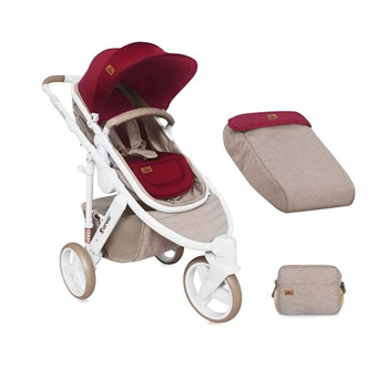 Lorelli kolica za bebe Calibra 3 Beige&Red