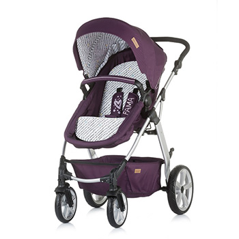 Chipolino kolica za bebe Fama 2019 amethyst