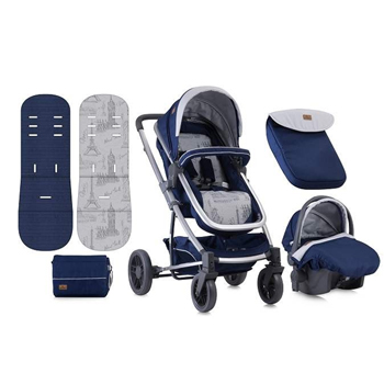 Lorelli S-500 kolica za bebe 2 u 1 Blue Travelling