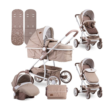 Lorelli S-500 kolica za bebe 2 u 1 Beige Triangles