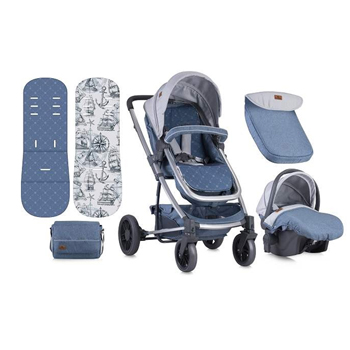 Lorelli S-500 kolica za bebe 2 u 1 Grey Maps