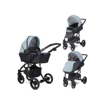 Lorelli kolica za bebe Rimini premium silver blue stars (2021)