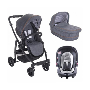 Graco kolica za bebe 3u1 Evo Bretton stripe