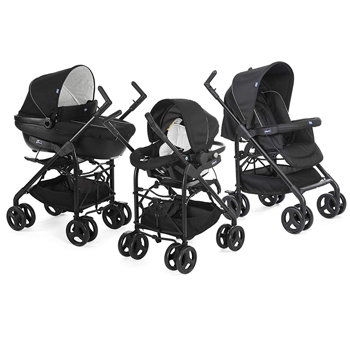 Chicco kolica za bebe 3u1 Sprint Black Night