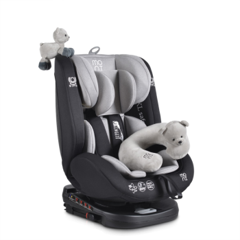 Cangaroo autosedište Serengeti Isofix 0-36kg grey