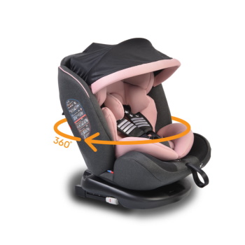 Cangaroo autosedište Pilot Isofix 0-36kg 360° pink