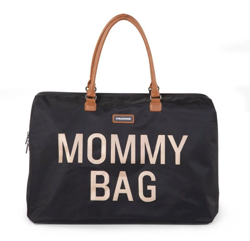 MOMMY BAG, BLACK GOLD