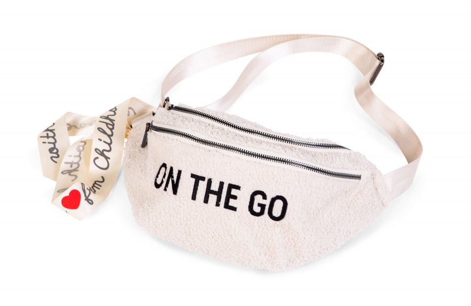 BANANA BAG ON THE GO HIP BAG, Teddy Off White