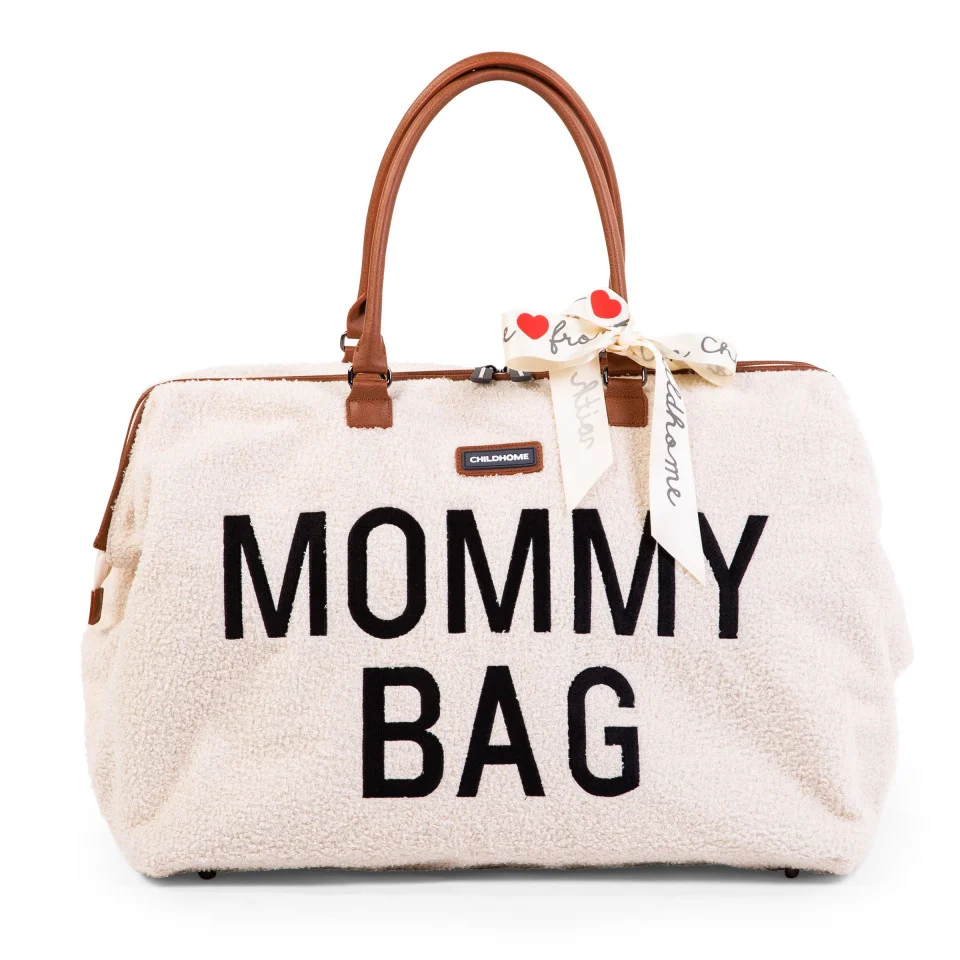 MOMMY BAG, Teddy Off White