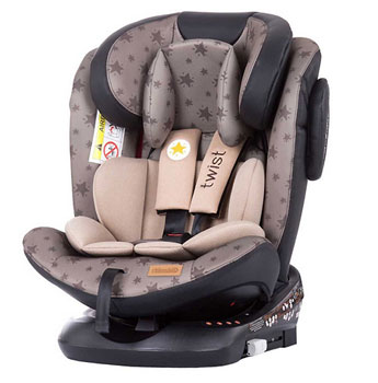 Chipolino autosedište Isofix Twist 0-36 kg Mocca