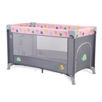 Cangaroo prenosivi krevetac Safari 1 nivo pink grey
