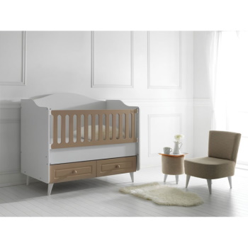 Belis krevetac za bebe Siena 120x60cm krem