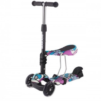 Kikka Boo trotinet 3u1 Makani Ride and Skate Picasso