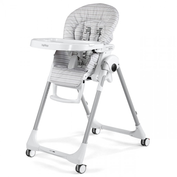 Peg Perego hranilica za bebe Prima Papa Follow me Linear Grey