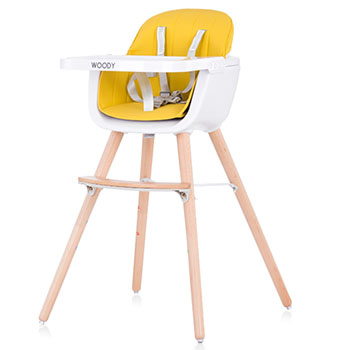 Chipolino hranilica Woody 2u1 Yellow