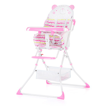 Chipolino hranilica za bebe Maggy pink bear