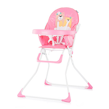 Chipolino hranilica za bebe Teddy pink