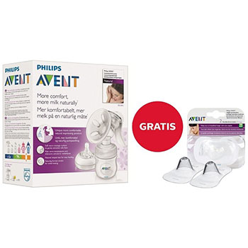 Philips Avent pumpica za izmazivanje 5772 Natural + silikonske bradavice 156/01