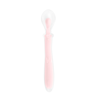 Kikka Boo fleksibilna silikonska kašičica pink