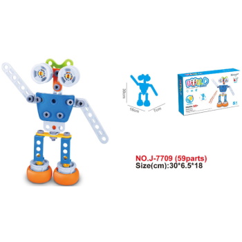 Hoogar set igračaka Building Blocks Hoos robot 59 dela