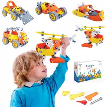 Hoogar edukativni građevinski set igračaka 5u1 148 delova