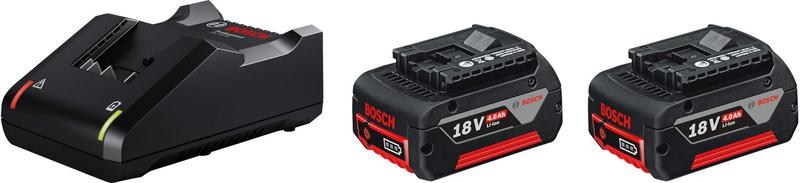 Bosch set akumulatora 2x GBA 18V 4.0Ah + 1x punjač GAL 18V-40, 1600A019S0