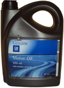 GM Motor oil