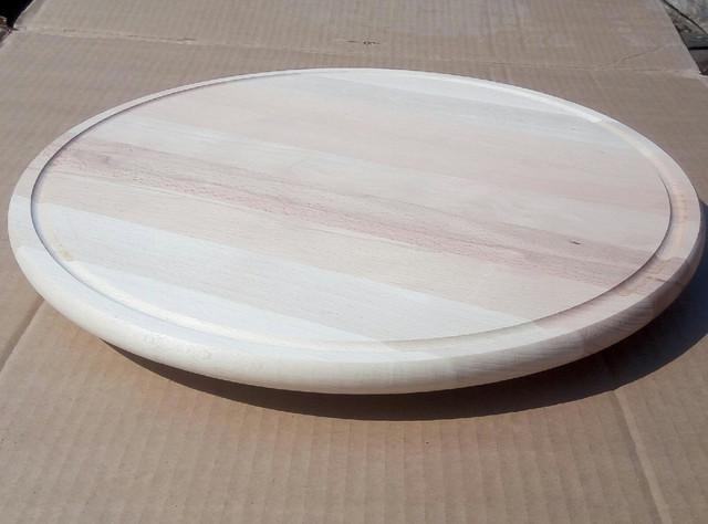Wood Holz Okretna daska za pizzu (sa kanalom) fi 350 x 15 mm