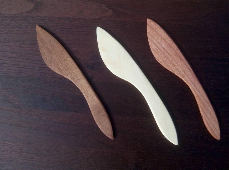 Wood Holz Nož za puter L = 20 mm