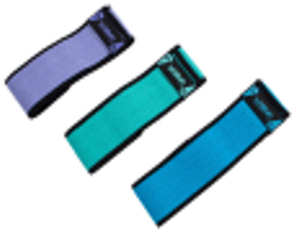 LiveUp Elastična HIP-BOOTY tekstilna traka za vežbanje (HIP BAND) 860x8cm, LARGE, plava - LS3629