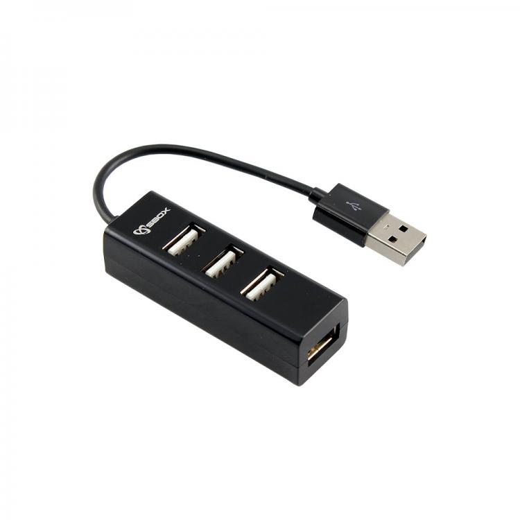 S-BOX S BOX H 204 USB 4 Portni HUB, B