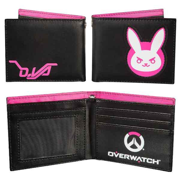 Jinx Overwatch D.VA Bi-Fold Graphic Wallet Black