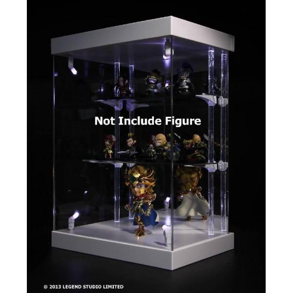 Legend Studio Master Light House Acrylic Display Case with Lighting for Mini Figures (white)