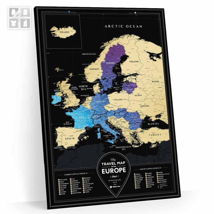 Greb Karta Evrope Delux