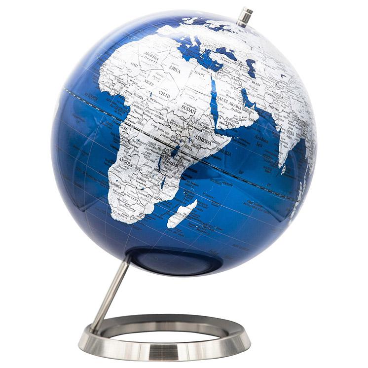 Globus Metalik Plavi 30 cm