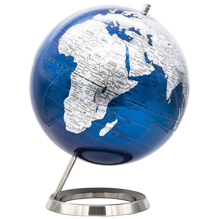 Globus Metalik Plavi 25 cm