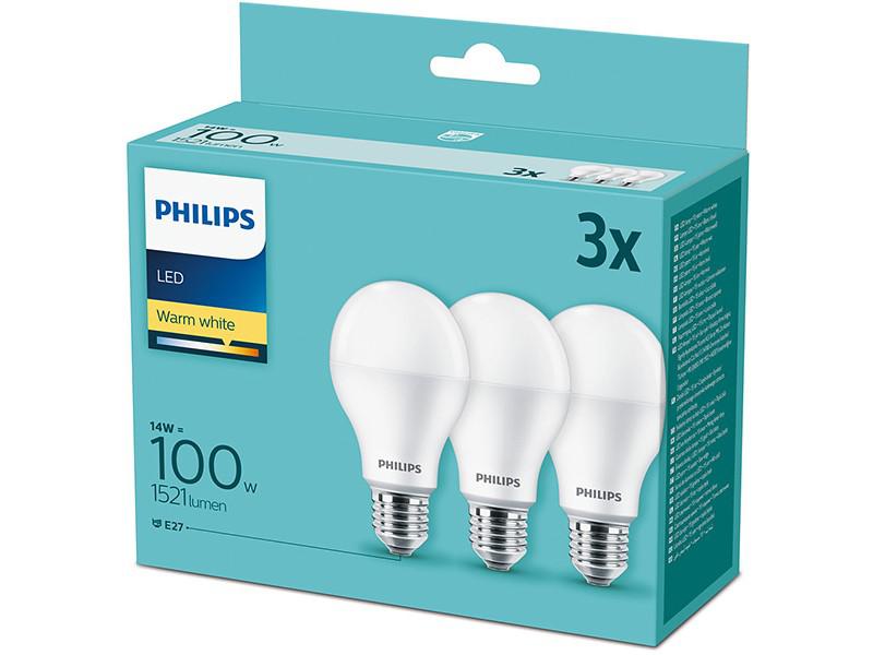 PHILIPS SIJALICE PS695 LED SIJALICA 13W(100W) E27 A67 WW FR SET 3/1