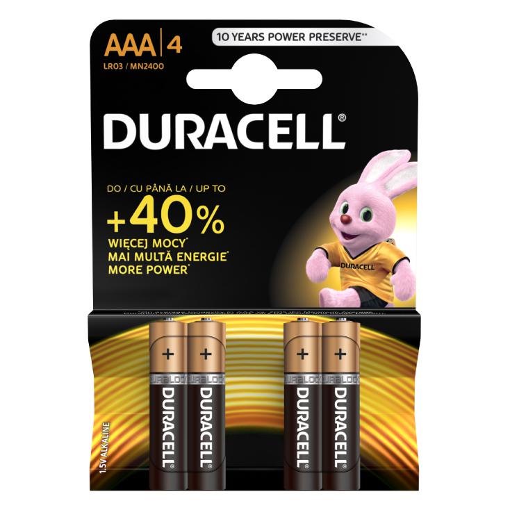 Duracell alkalne baterije AAA DUR-LR03/BP4