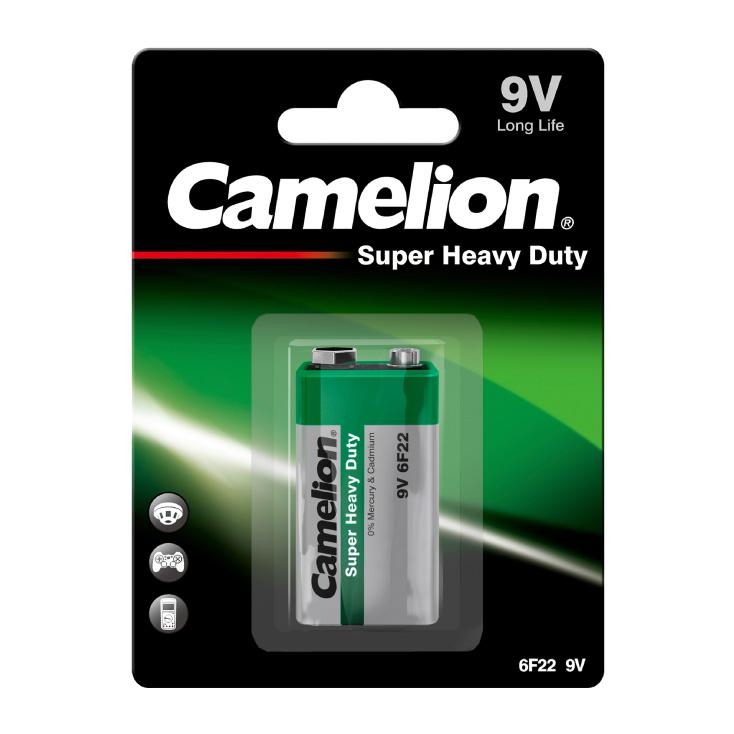 Camelion cink-karbon baterija 9V CAM-6F22/BP1G