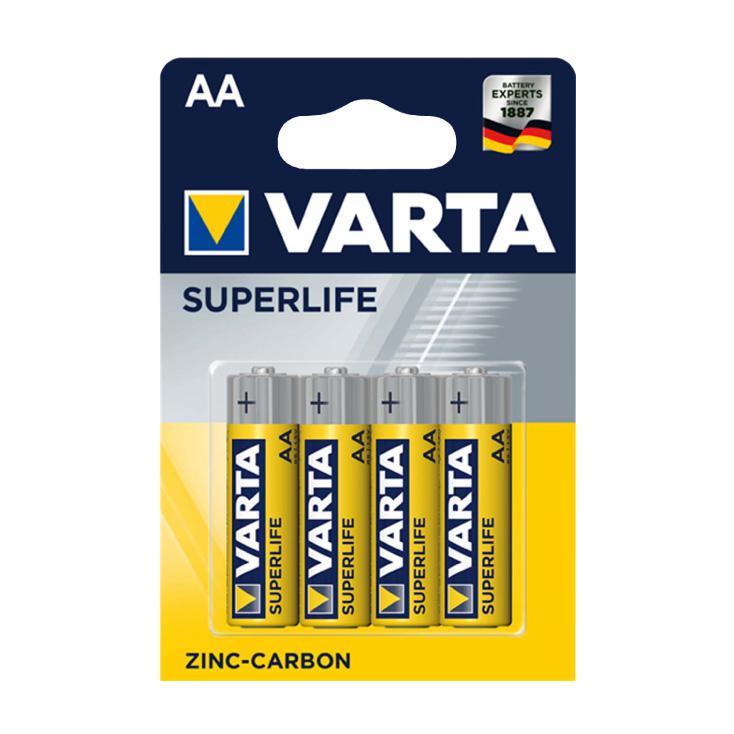 Varta cink-karbon baterije AA VAR-R06/4BL